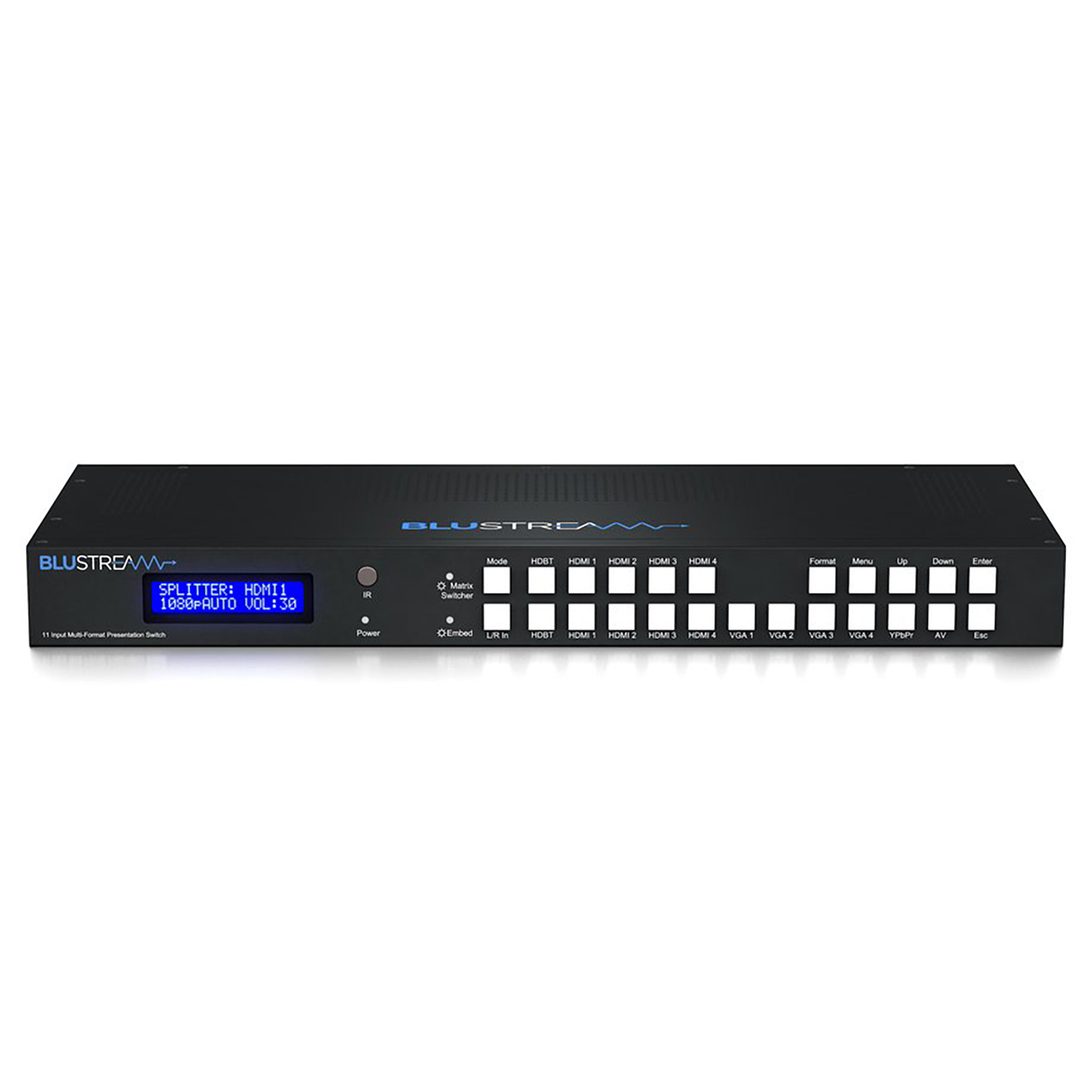 Blustream MFP112 11 Input 2 Output Multi-Format Presentation Switch - West Coast Hifi