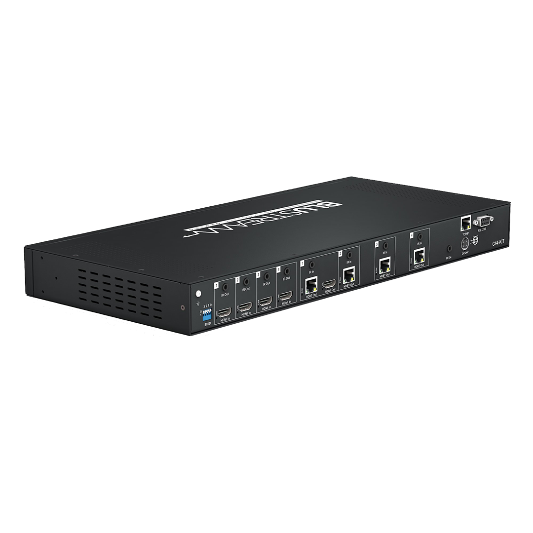Blustream C44-KIT Contractor 4x4 HDBaseT™ Matrix Kit - West Coast Hifi