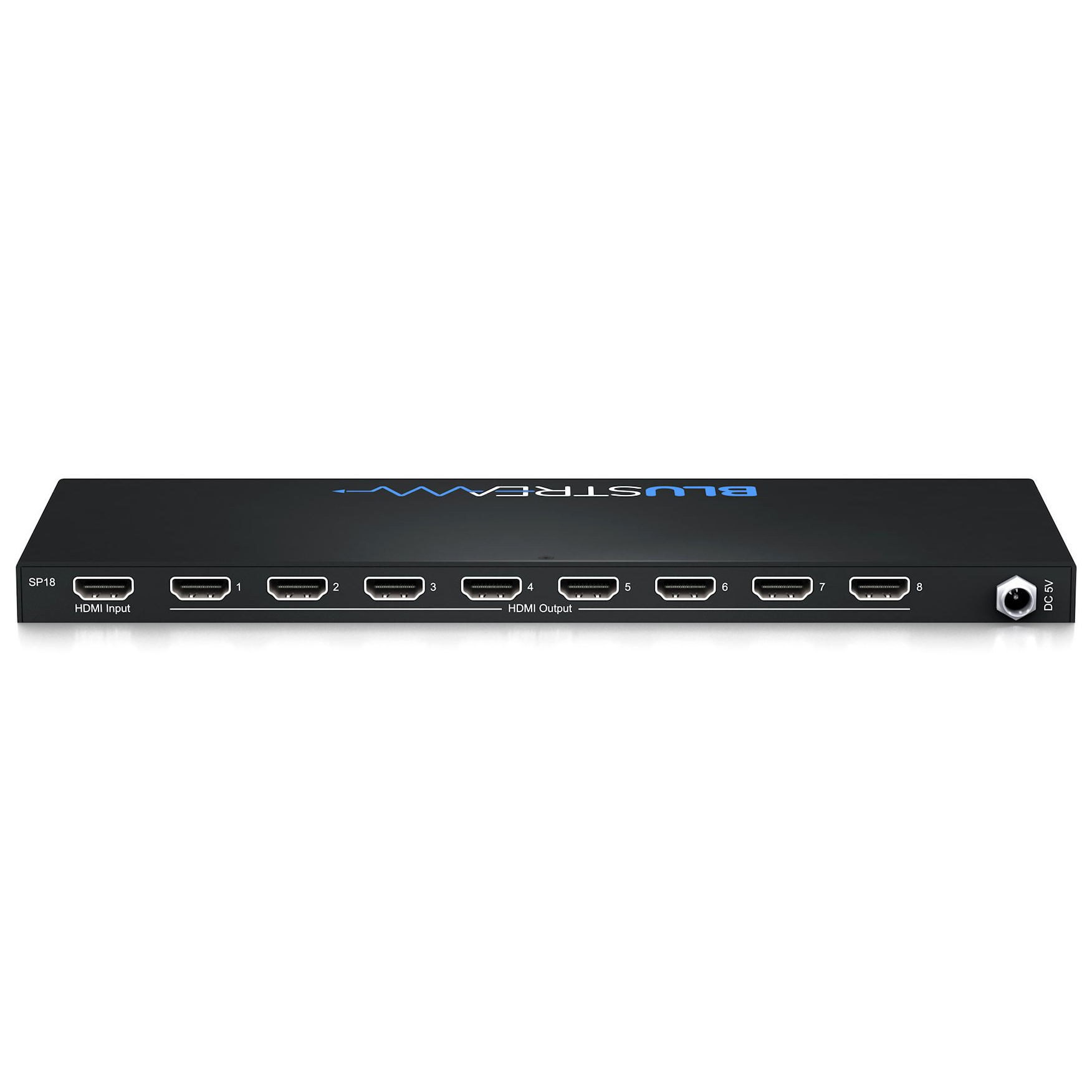 Blustream SP18 8-Way 4K HDMI 2.0 HDCP 2.2 Splitter with EDID Management ...