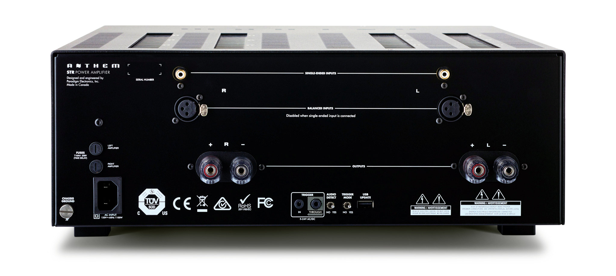 Anthem STR 2-Channel Power Amplifier - West Coast Hifi