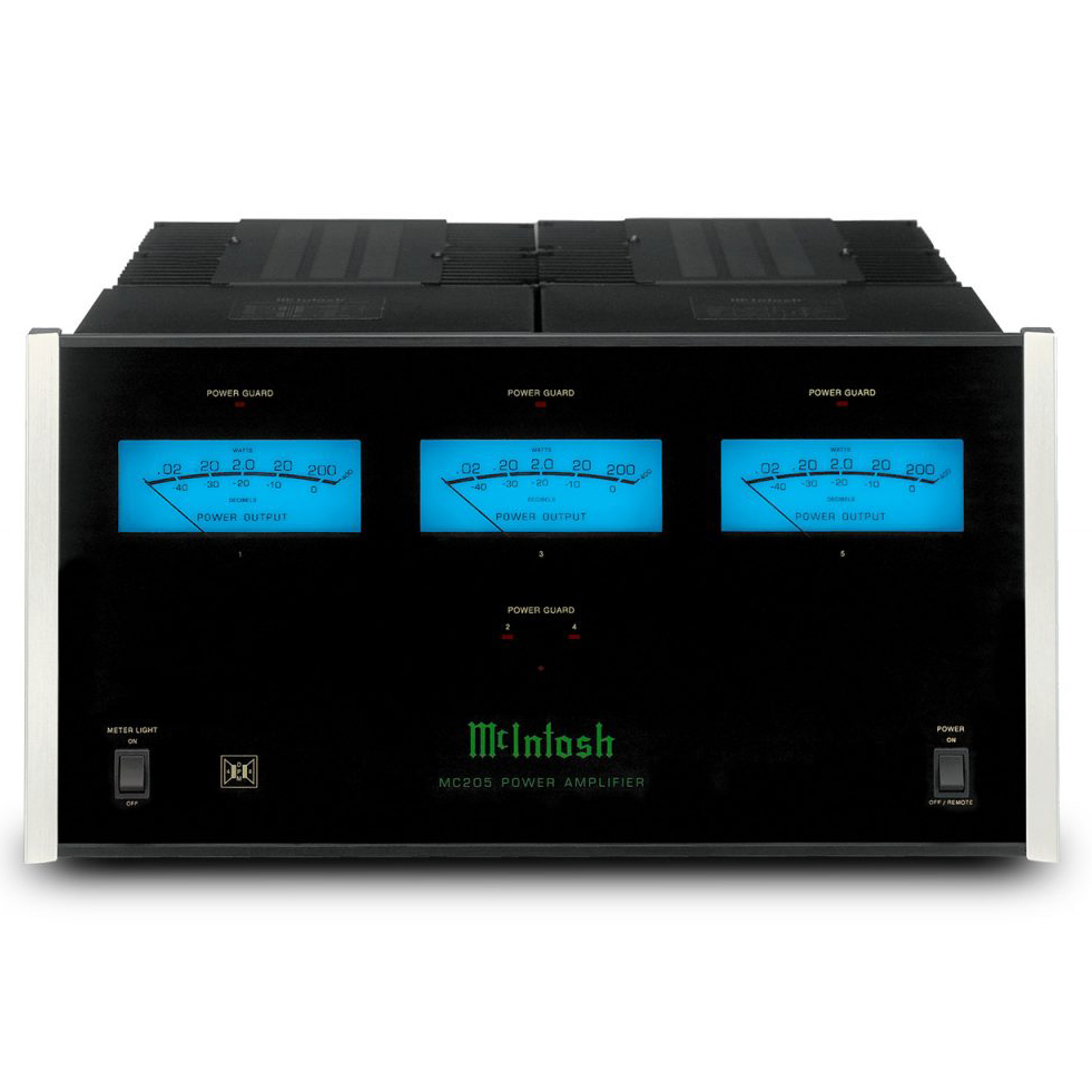 McIntosh MC205 5 x 200 Watt Power Amplifier - West Coast Hifi