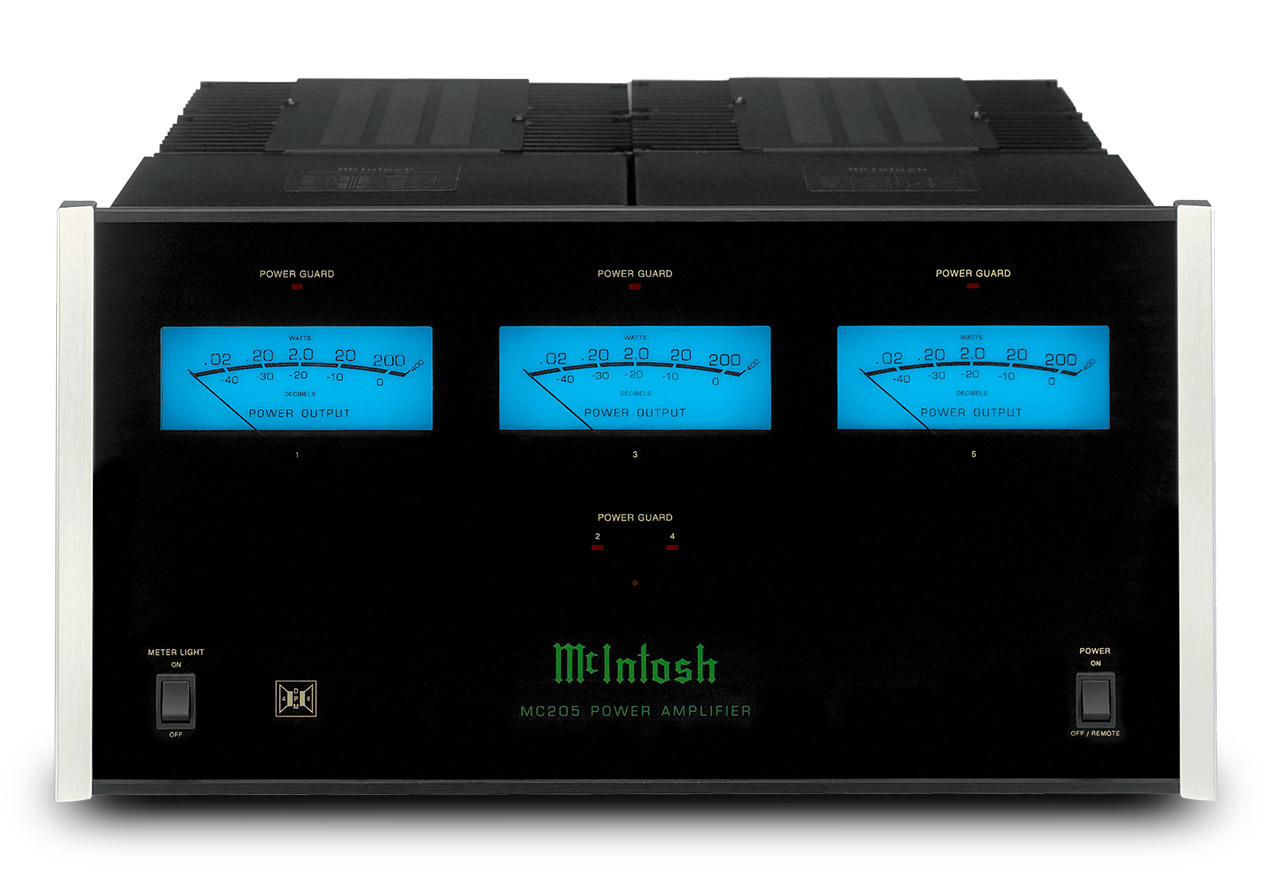 McIntosh MC205 5 x 200 Watt Power Amplifier - West Coast Hifi