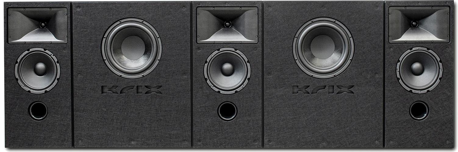 Krix MX-5 Modular Cinema Speakers - Wall Of Sound - West Coast Hifi
