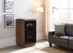 Titan HiFi Rack Cabinet - Dark Oak - West Coast Hifi