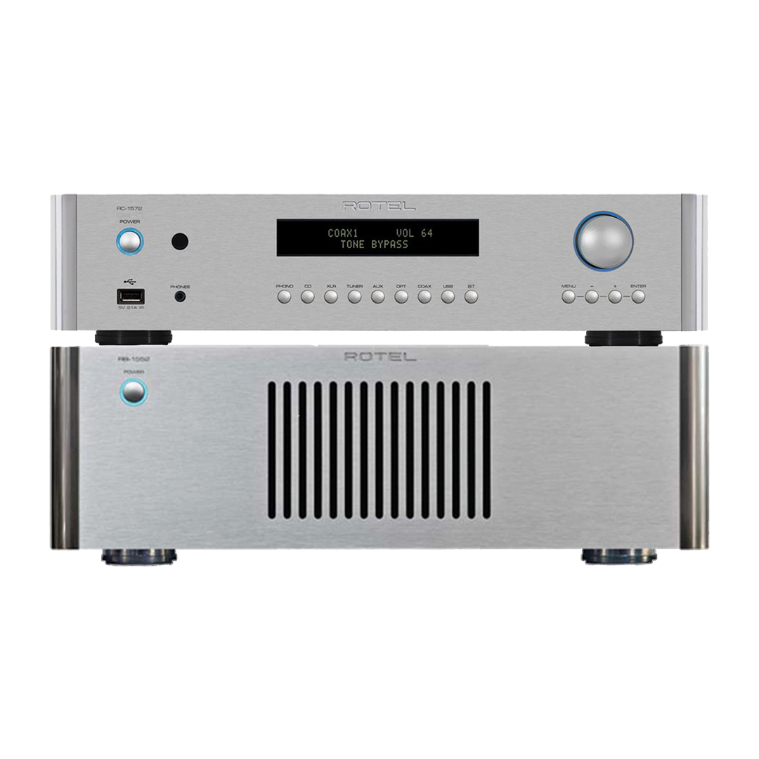 Rotel RC1572 MKII + RB1552 Hi-Fi Pre-Power Bundle - West Coast Hifi