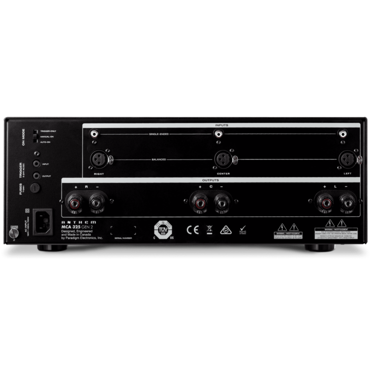 Anthem MCA 325 3-Channel Power Amplifier (Gen2) - West Coast Hifi
