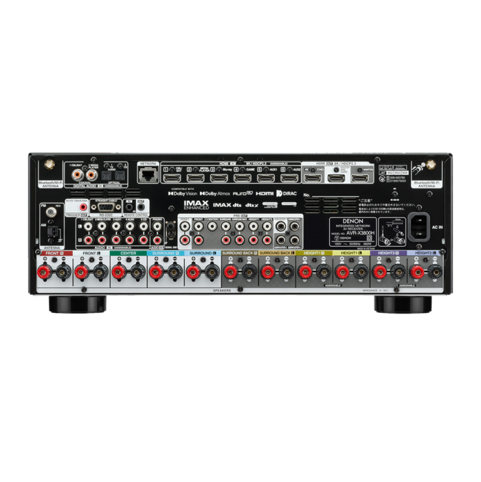 Denon AVC-X3800H 9.4 Channel A/V Receiver with HEOS - West Coast Hifi