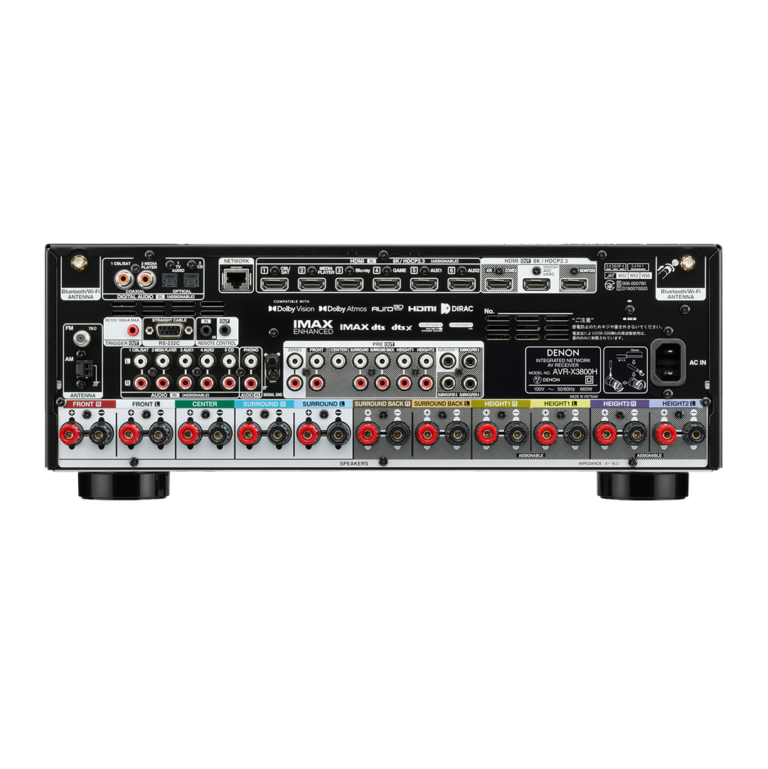 Denon AVC-X3800H 9.4 Channel A/V Receiver with HEOS - West Coast Hifi