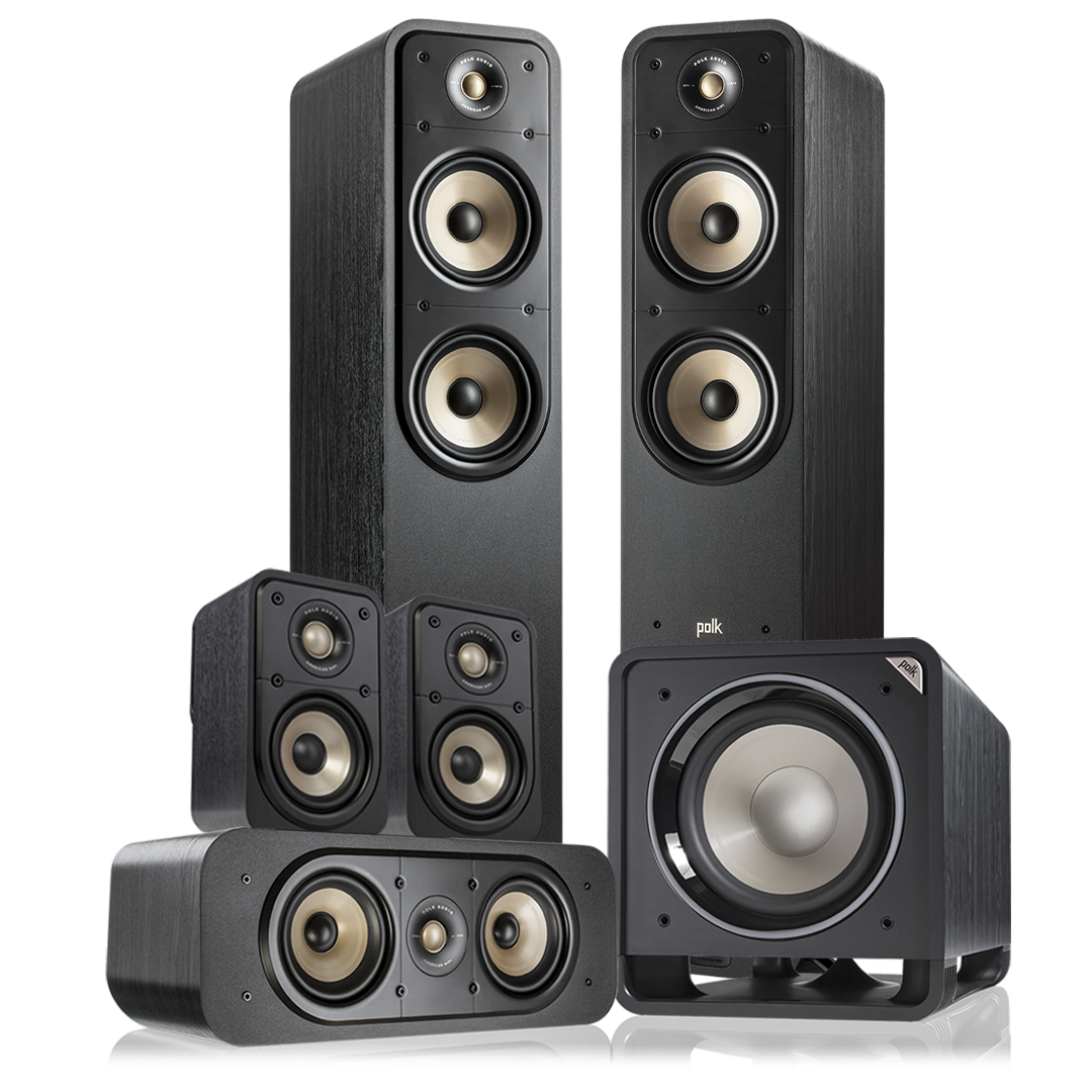 Polk Audio Signature Elite ES55 5.1 Speaker Package - West Coast Hifi Polk Audio Signature Elite ES55 5.1 Speaker Package - West Coast Hifi