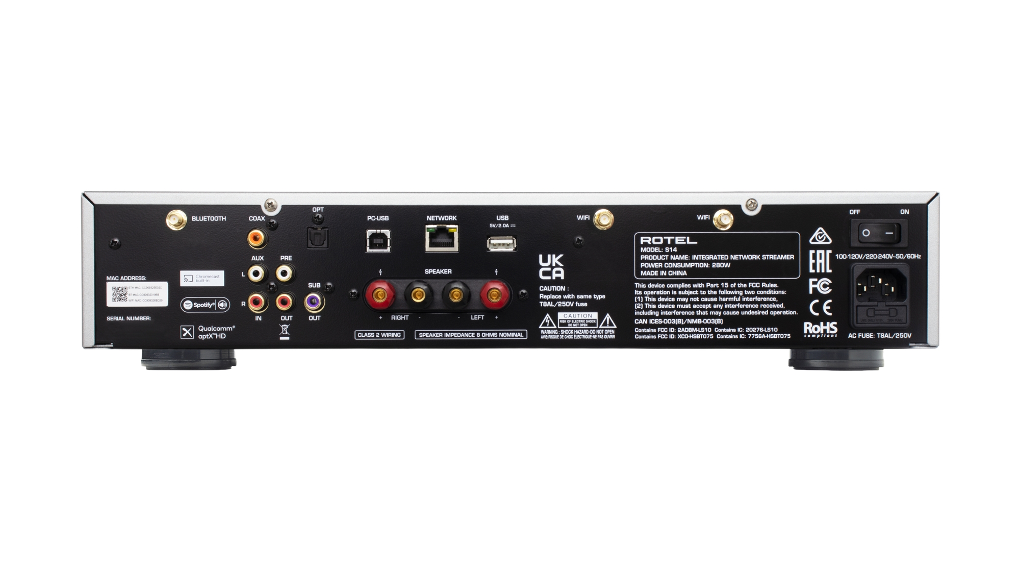 Rotel S14 Integrated Network Streamer - West Coast Hifi