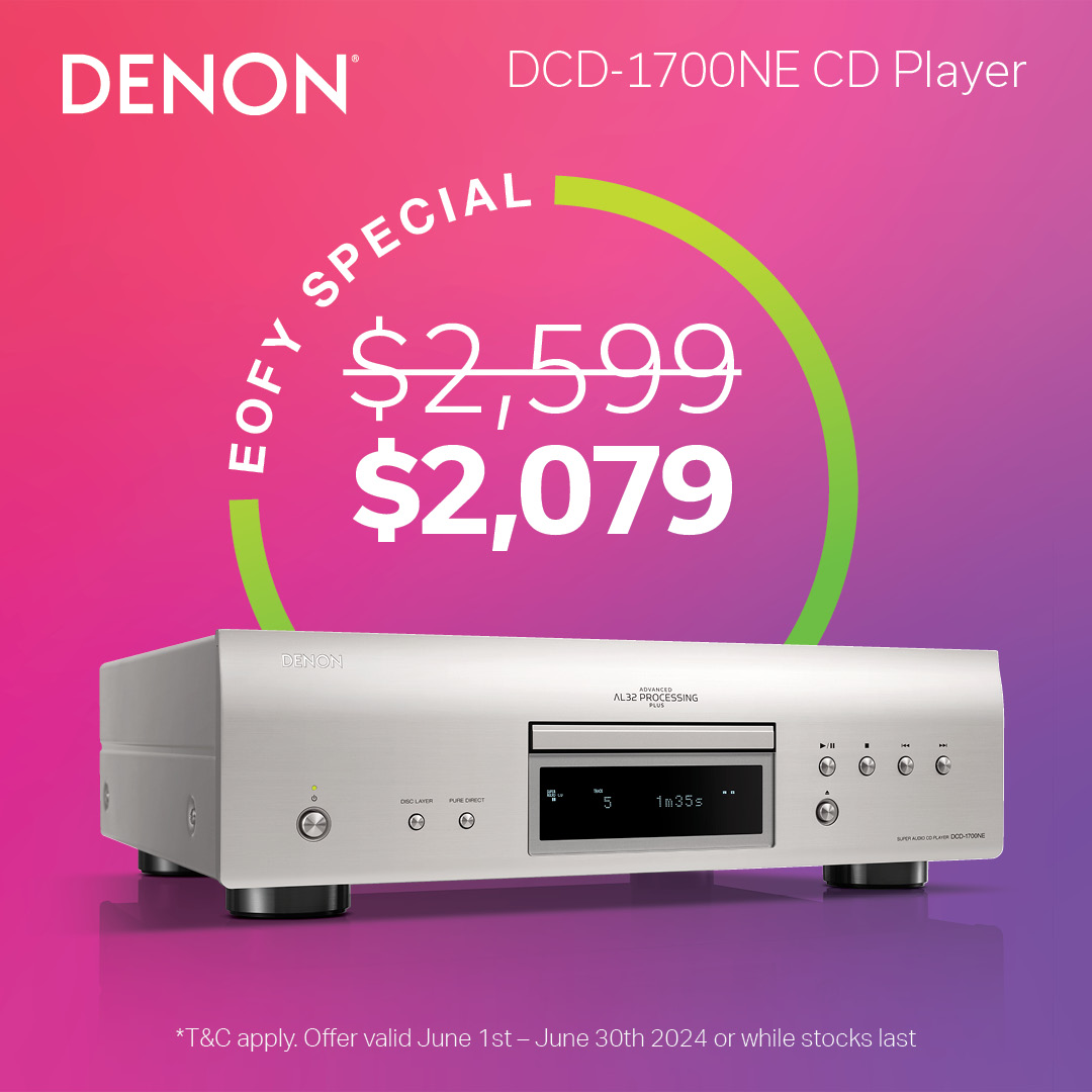 Denon DCD-1700NE CD/SACD Player with Advanced AL32 Processing Plus - West Coast Hifi