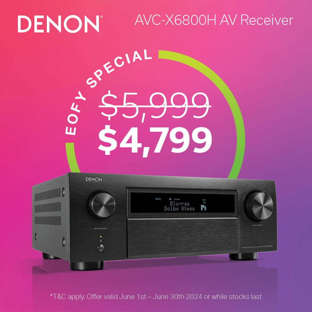 Denon AVC-X6800H 11.4Ch Premium 8K AV Receiver - West Coast Hifi