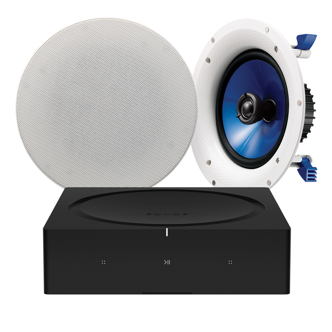 Sonos & Yamaha In-Ceiling 8" Single Zone Pack - West Coast Hifi