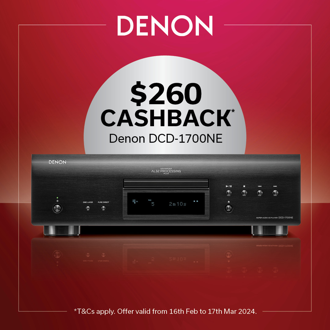 Denon DCD-1700NE CD/SACD Player with Advanced AL32 Processing Plus - West Coast Hifi