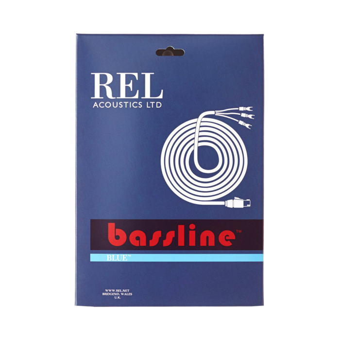 REL Bassline Blue Subwoofer Cable - West Coast Hifi