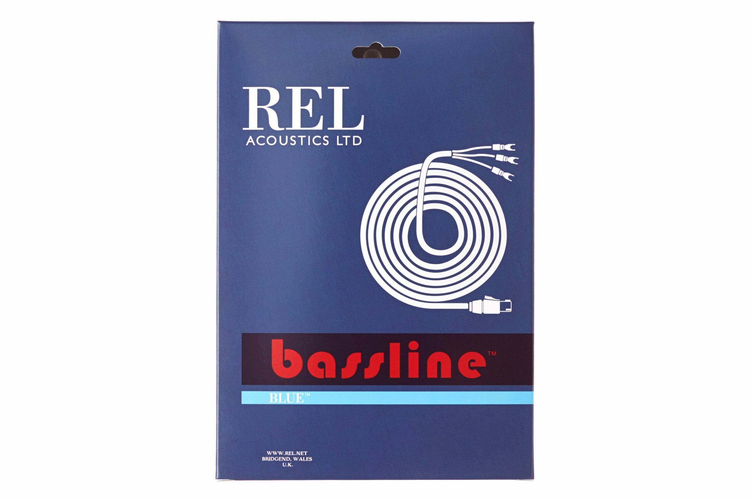 REL Bassline Blue Subwoofer Cable - West Coast Hifi