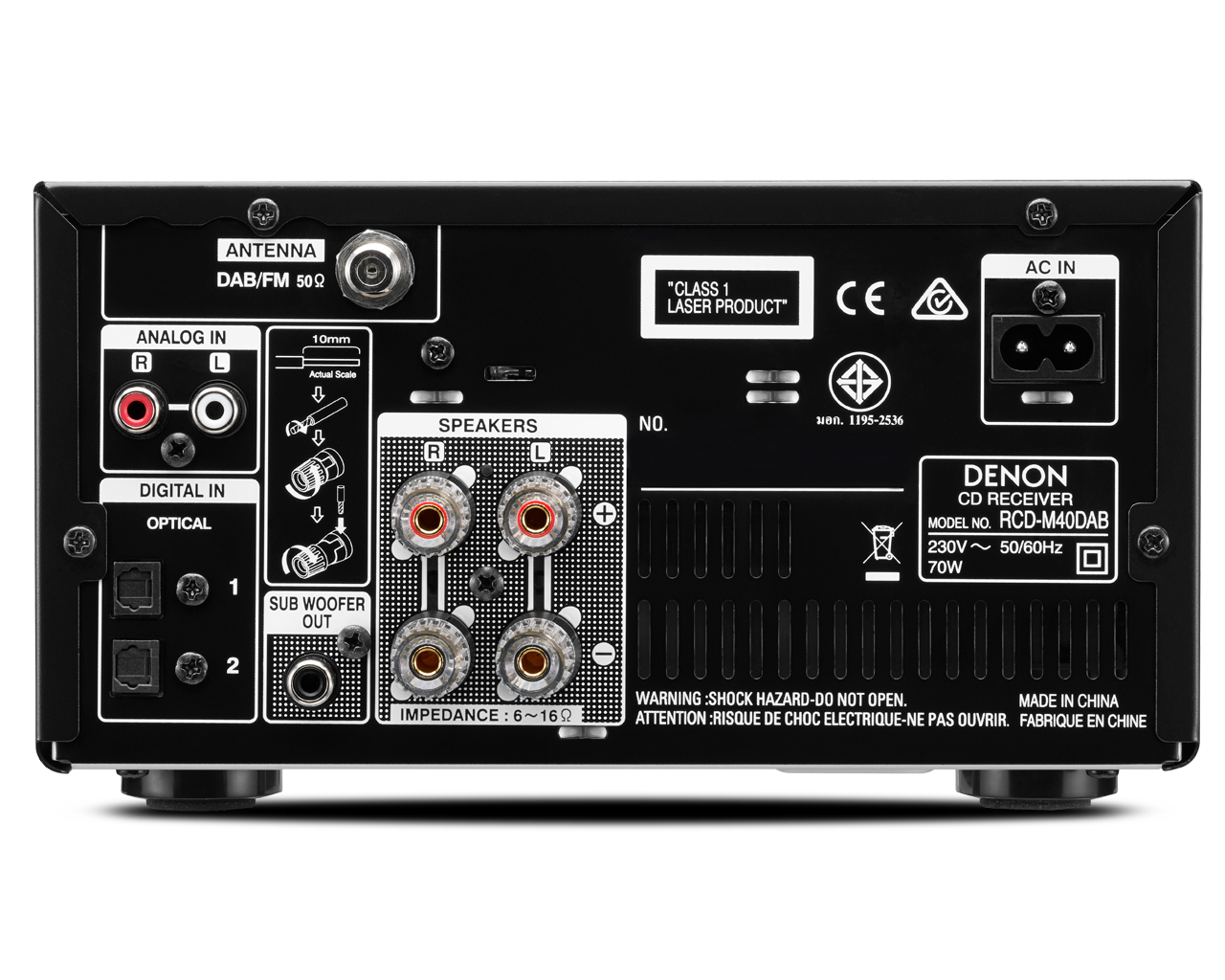 Denon DM41DAB Mini System - West Coast Hifi