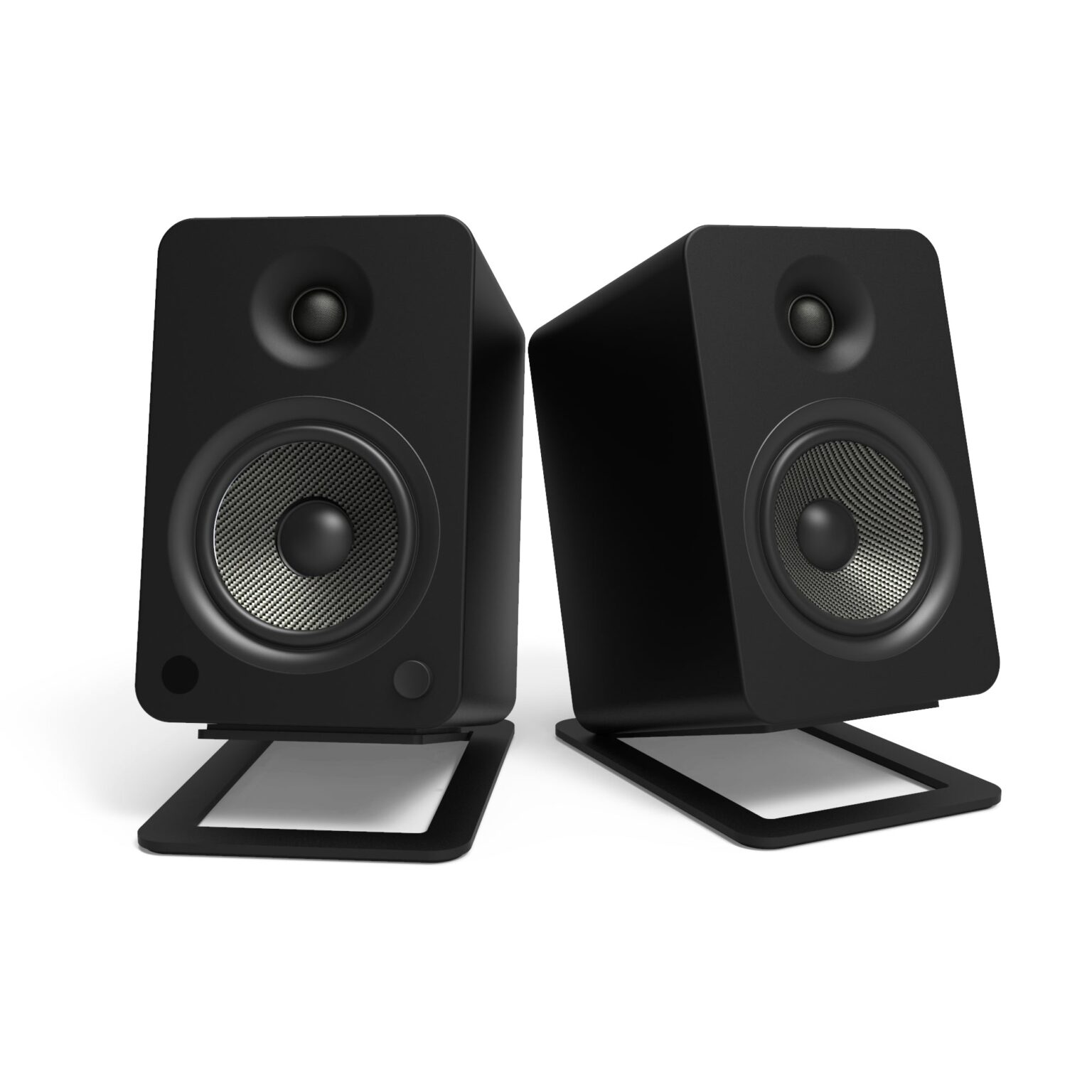Kanto S6 Angled Desktop Speaker Stands for Large Speakers - Pair, Black ...