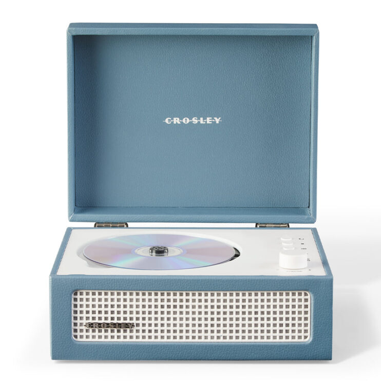 Crosley Voyager Portable Retro CD Player with Stereo Bluetooth Speakers ...